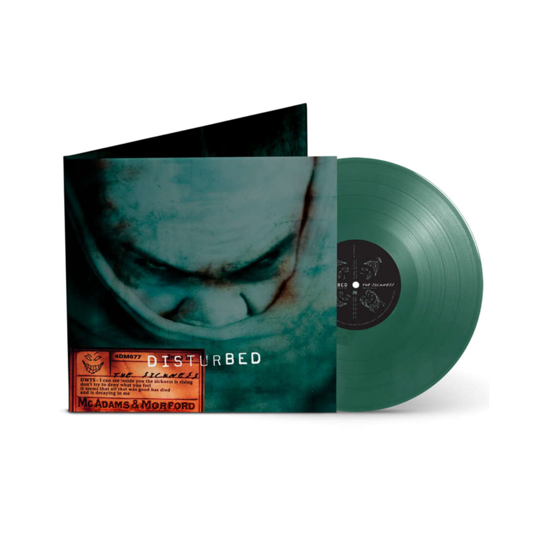 VINILO DISTURBED - SICKNESS (25TH ANNIVERSARY/GREEN VINYL) – Thrillscl