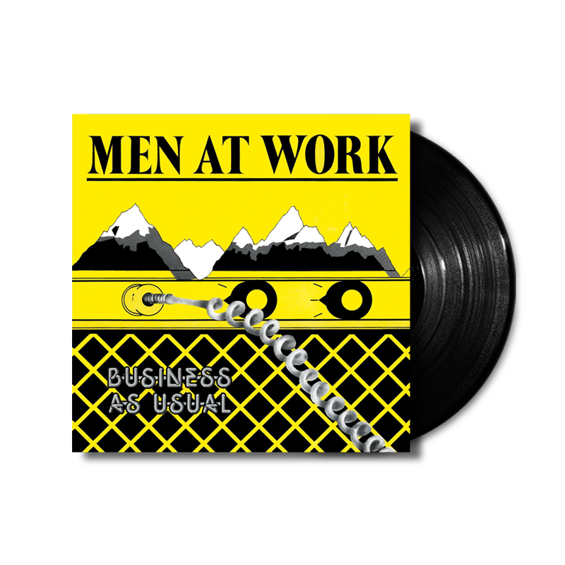 VINILO MEN AT WORK - BUSINESS AS USUAL – Thrillscl